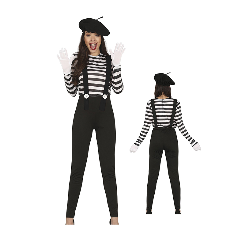 Disfraz de Mimo para mujer - Disfraces No solo fiesta